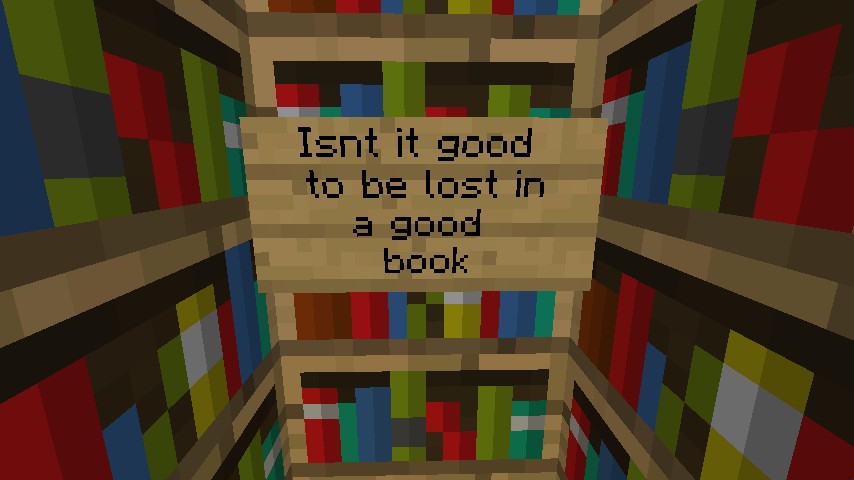 Lost In A Book Minecraft Map