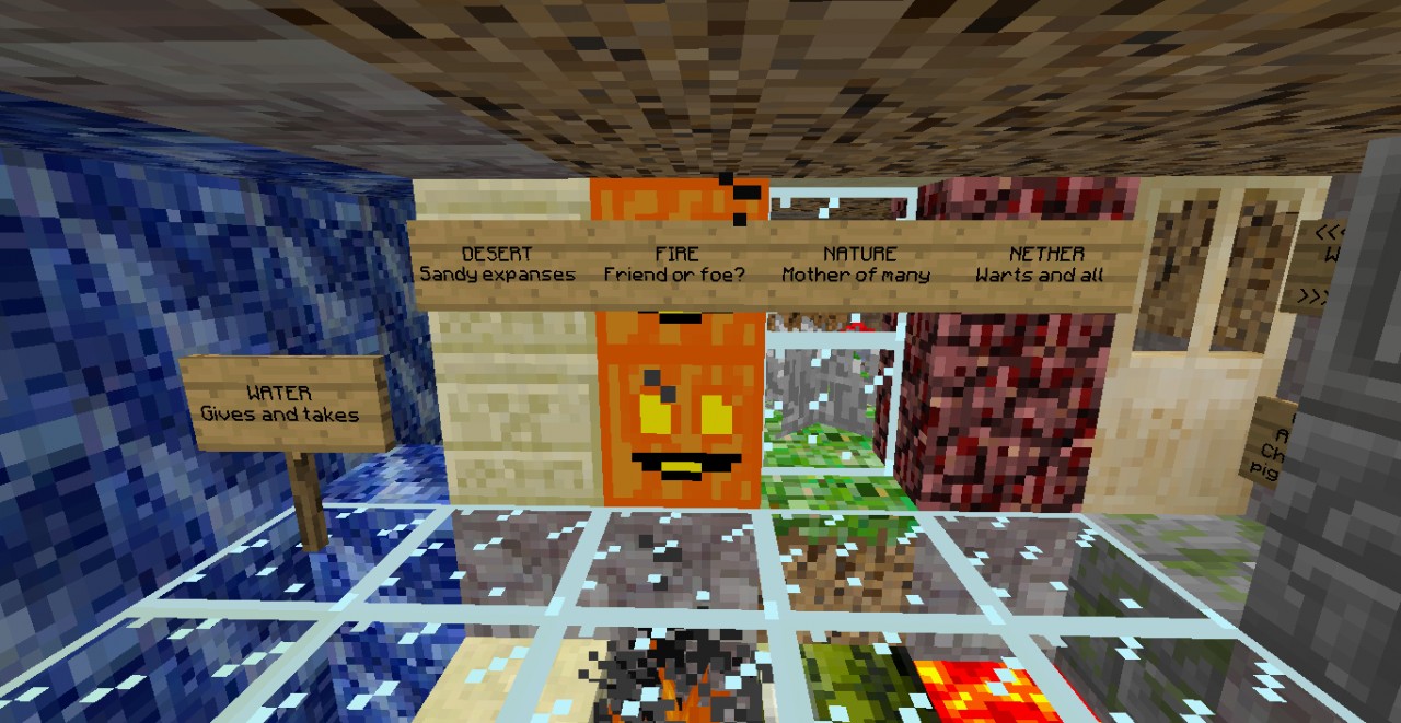 The Trial of The 5 Elements Minecraft Map