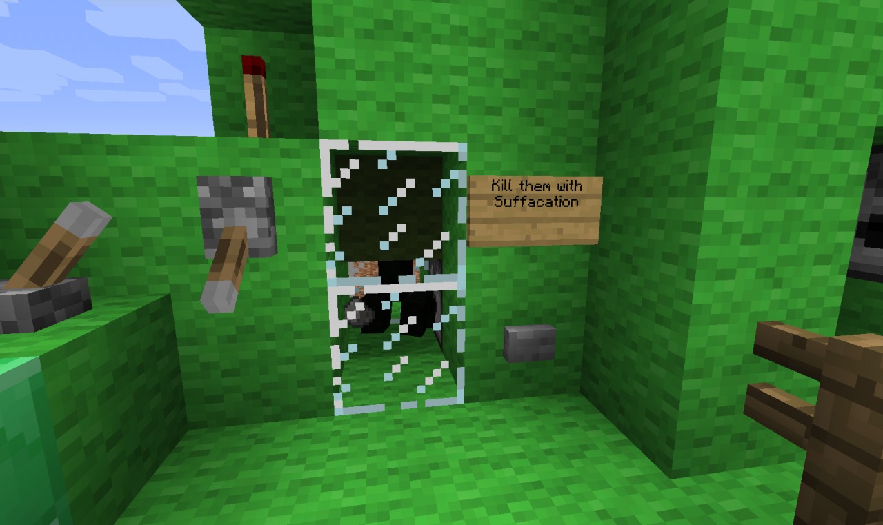 Stress Relief. Creeper Killer 3 pack Minecraft Map