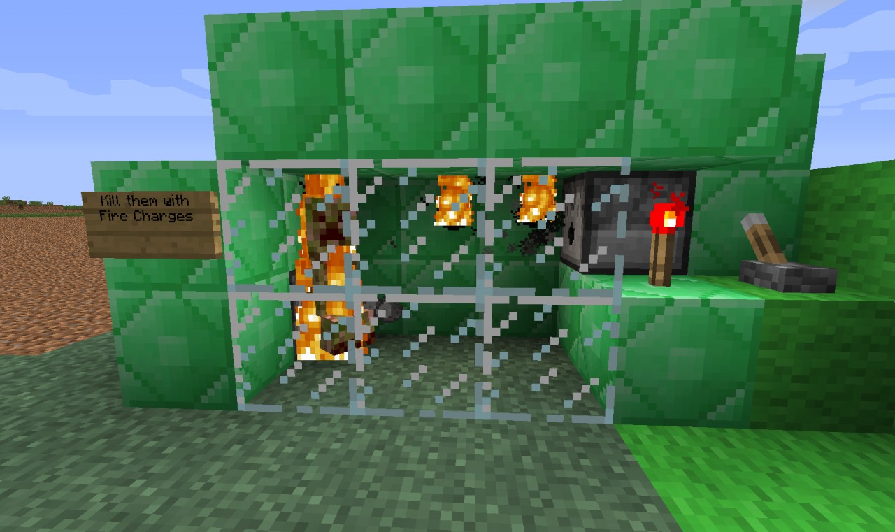 Stress Relief. Creeper Killer 3 pack Minecraft Map