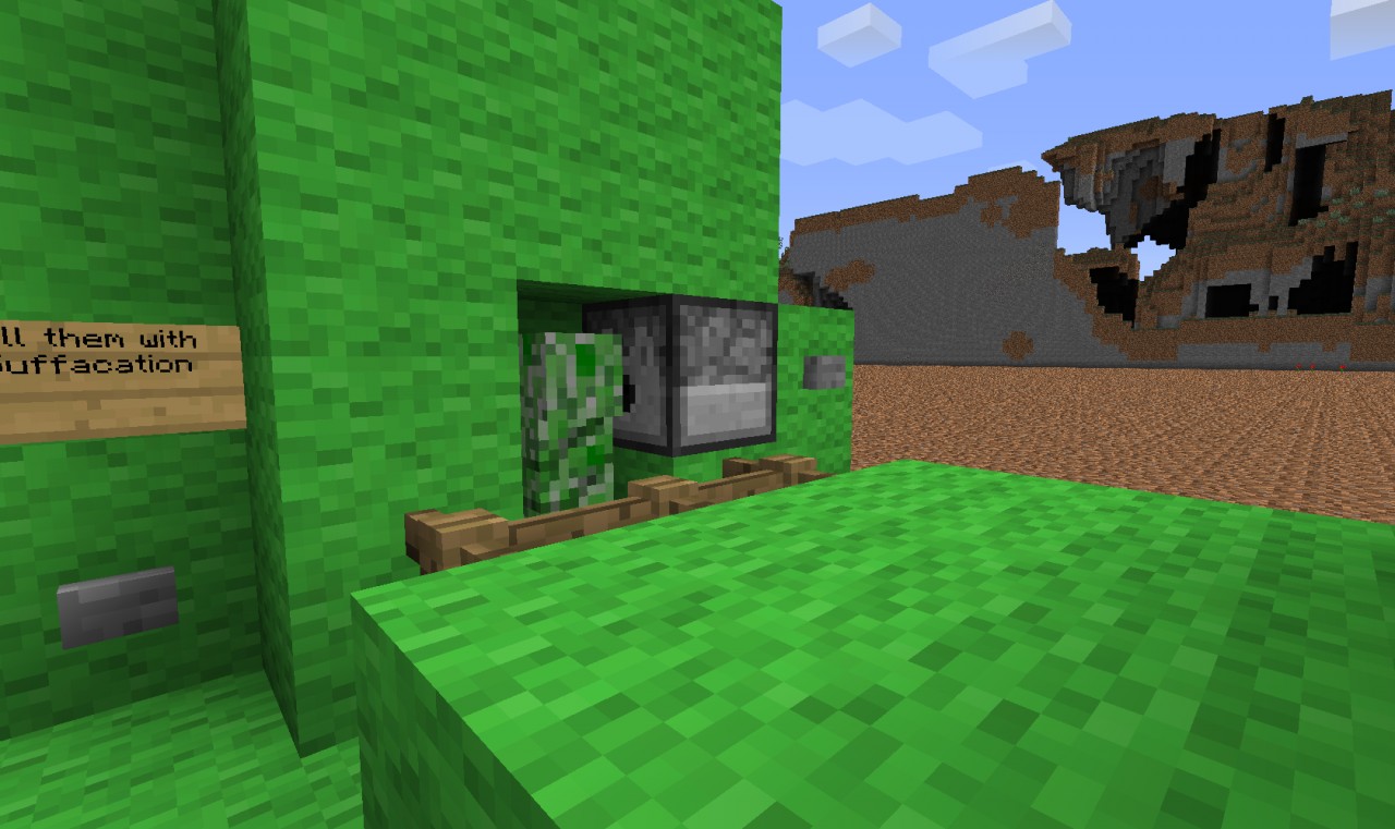 Stress Relief. Creeper Killer 3 pack Minecraft Map