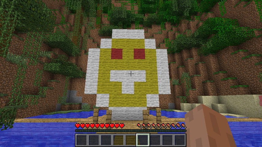 smile face Minecraft Map