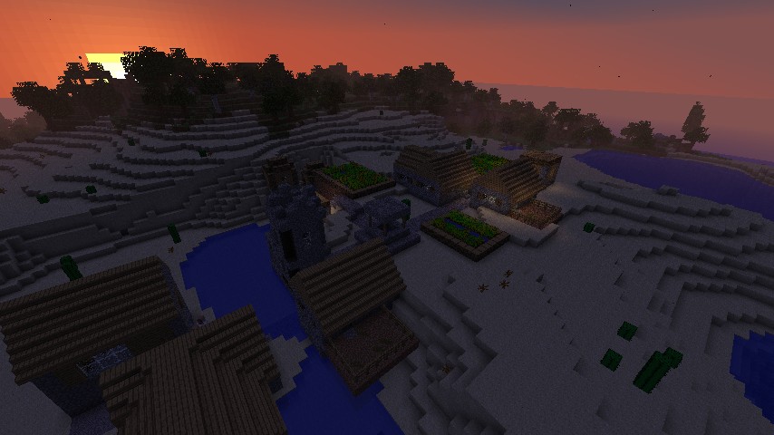 Minecraft Beach Apartment & NPC Village Minecraft Map