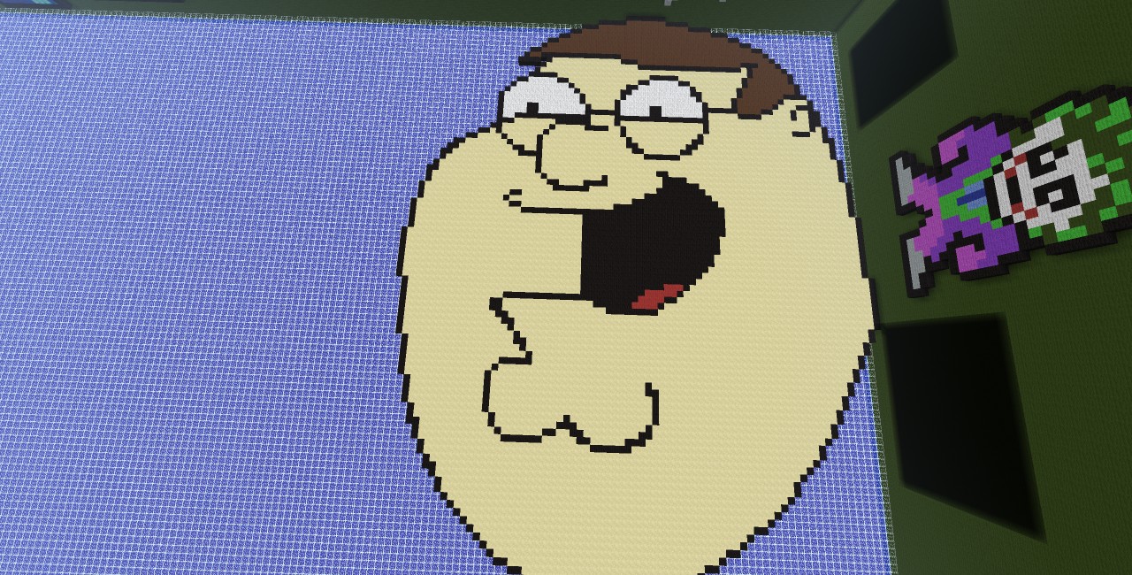 Peter Griffin (Pixel Art) Minecraft Map