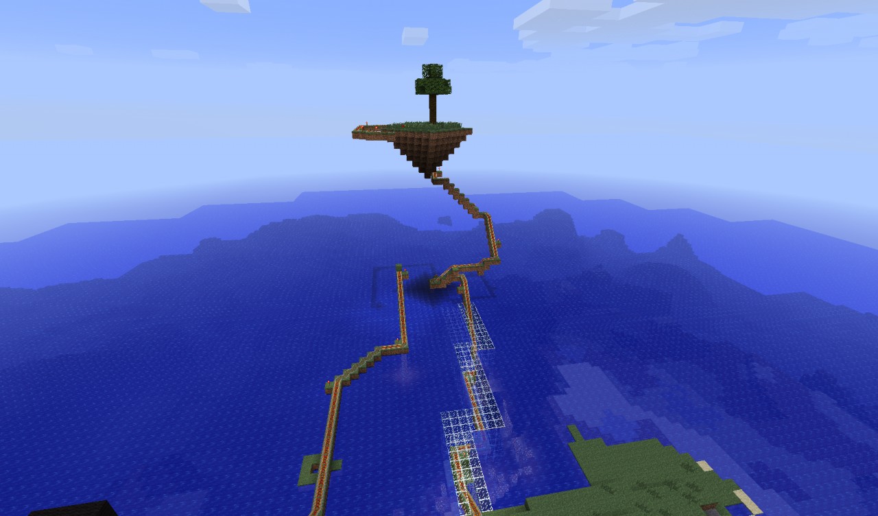 Cool Train Ride Minecraft Map