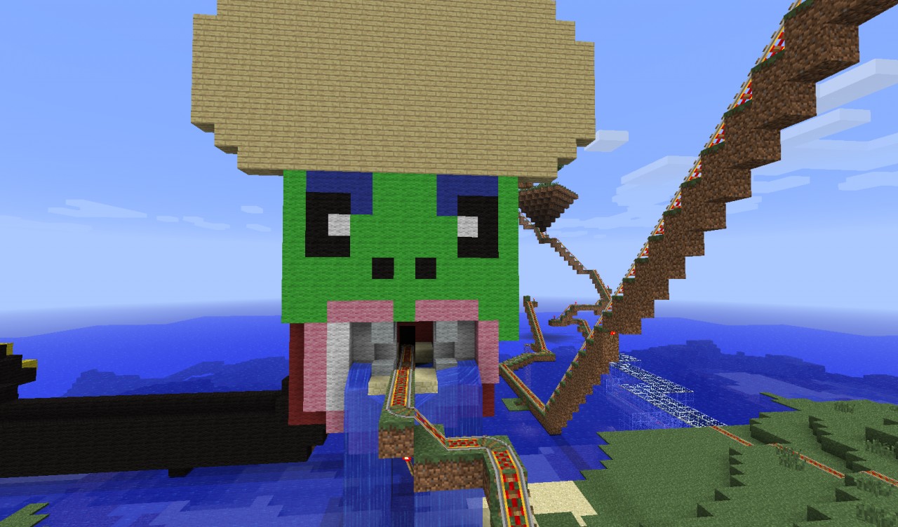 Cool Train Ride Minecraft Map