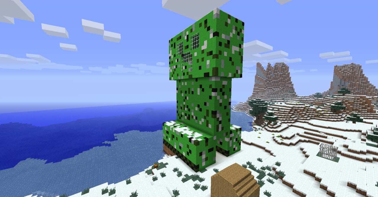 Creeper House Minecraft Map