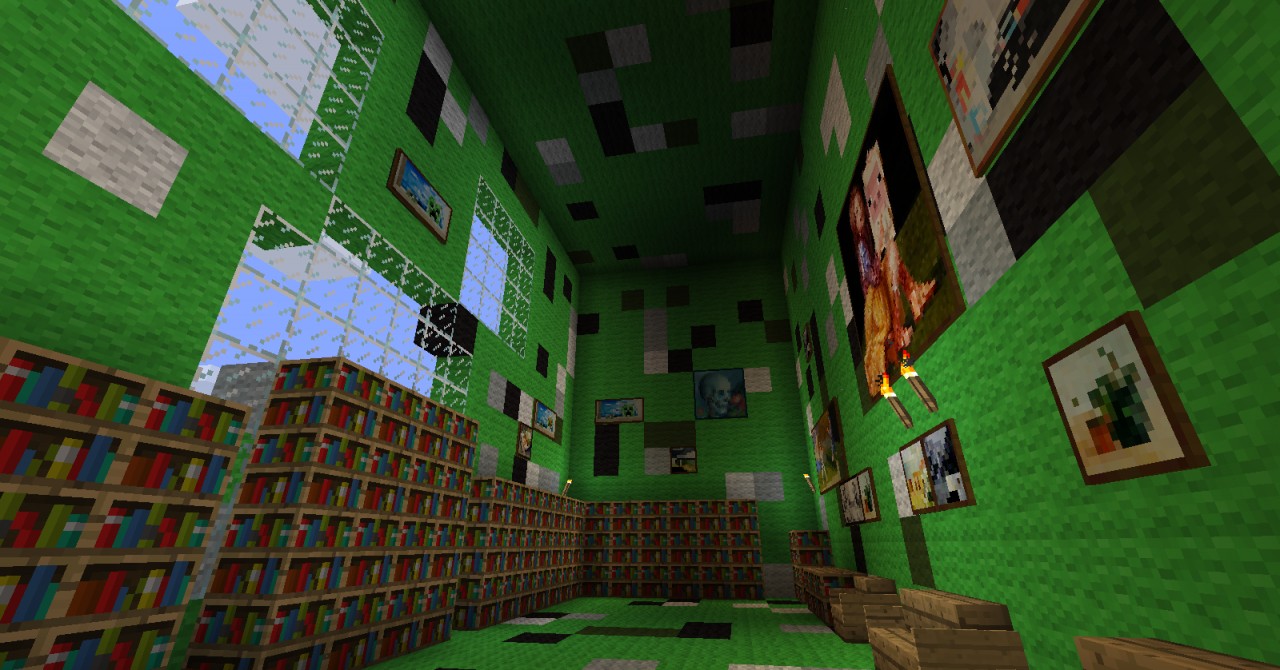 Creeper House Minecraft Map