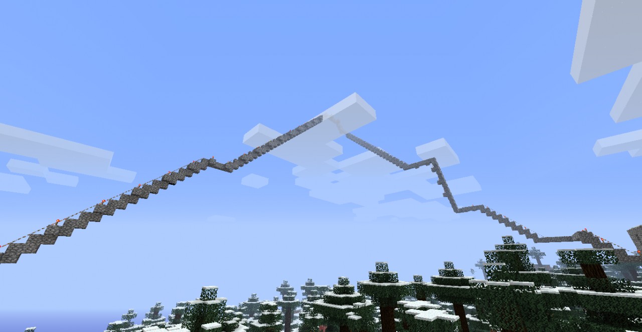 My rollercoaster Minecraft Map