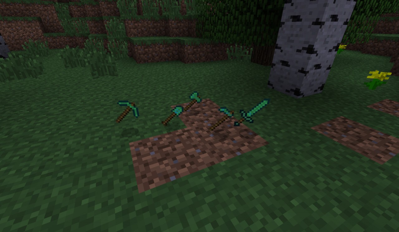 Green diamonds! Minecraft Texture Pack