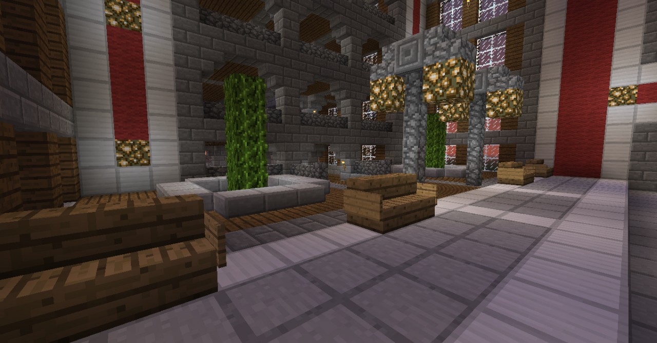 Big Factory Hall Minecraft Map