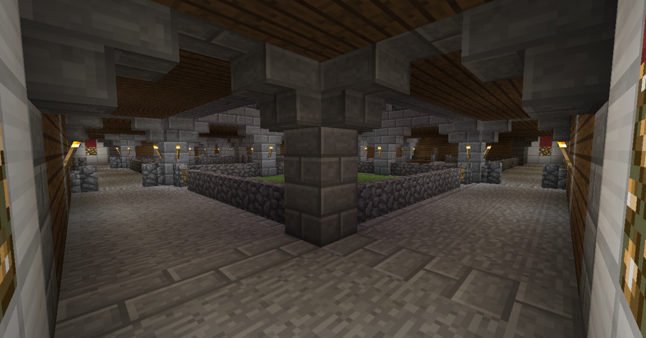 Big Factory Hall Minecraft Map