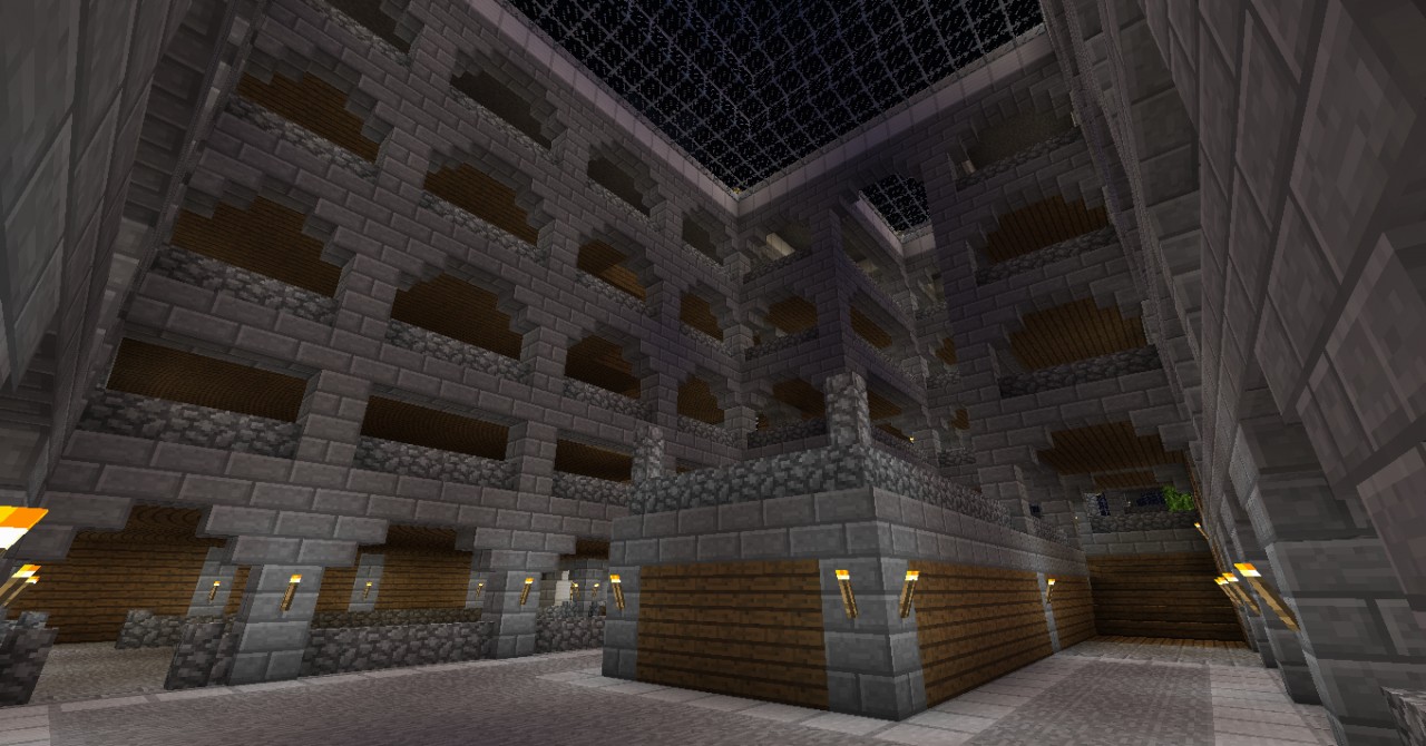 Big Factory Hall Minecraft Map
