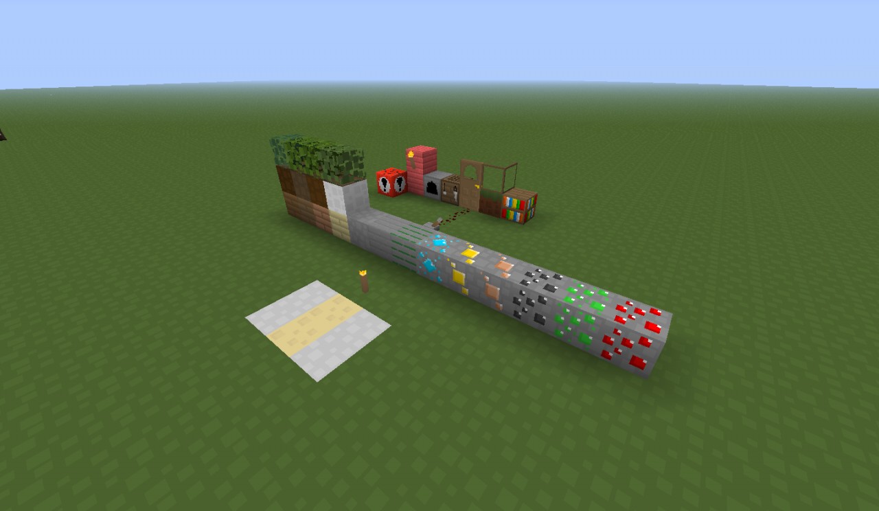 6 pack Minecraft Texture Pack