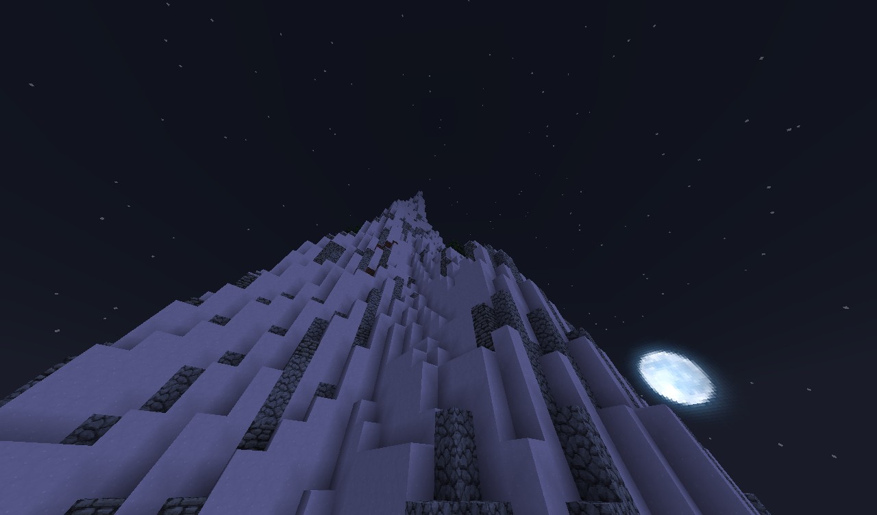 Icy mountain Minecraft Map