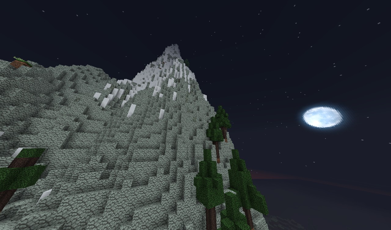 Icy mountain Minecraft Map