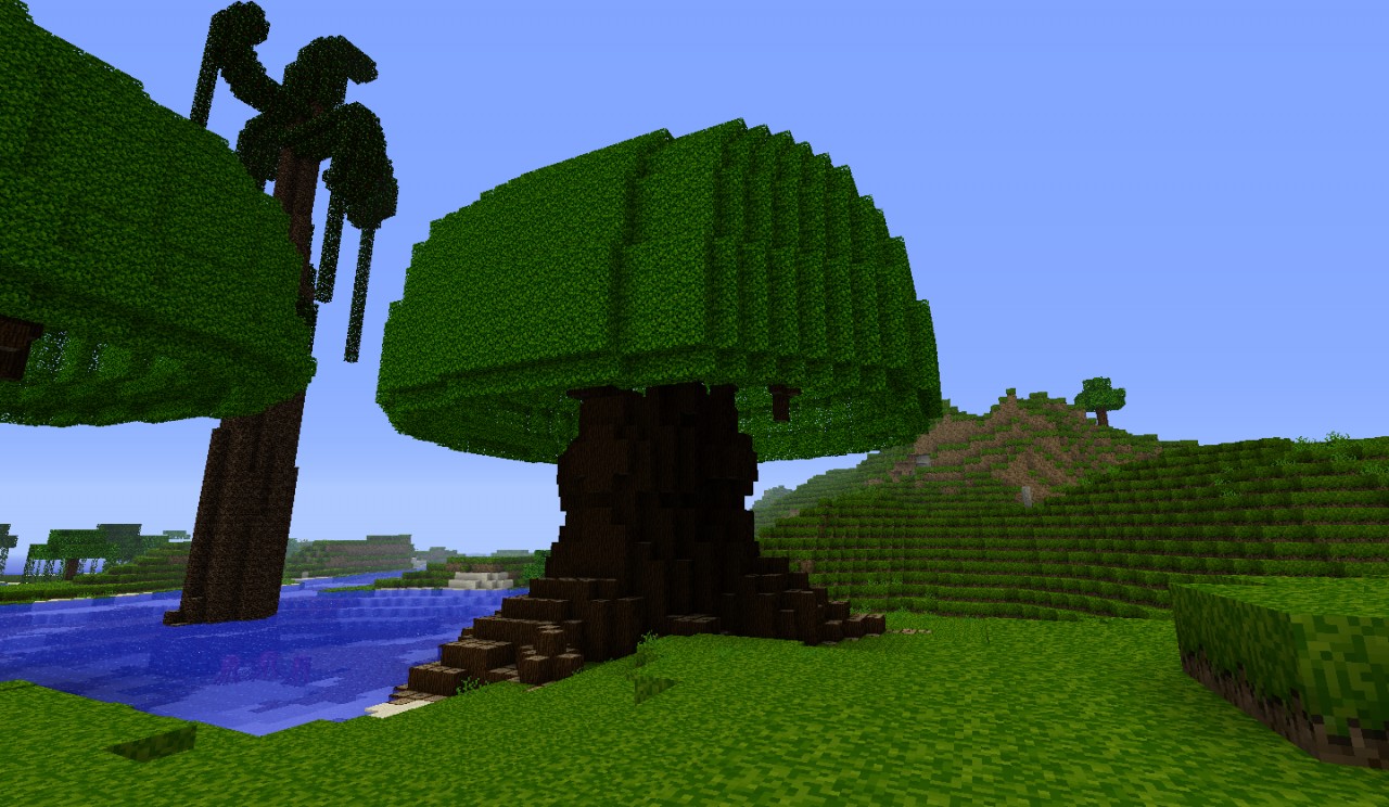 bikocraft big tree town [update 1] Minecraft Map