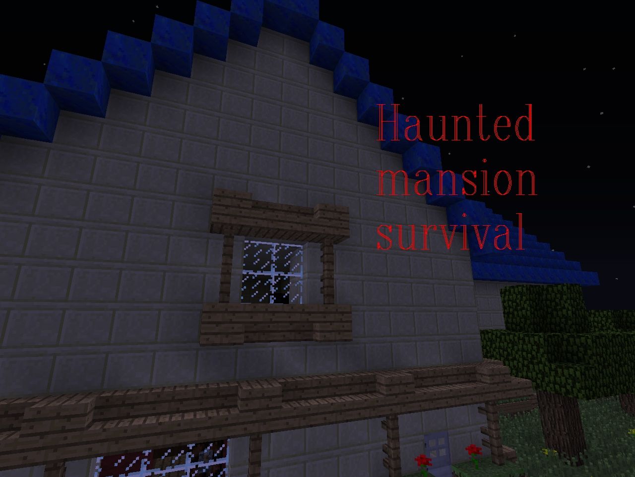 haunted mansion survival Minecraft Map