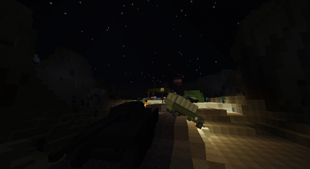 Campsite zombie nightmare Minecraft Map