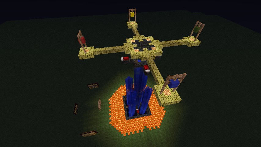 Waterfall Fall MINIGAME Minecraft Map