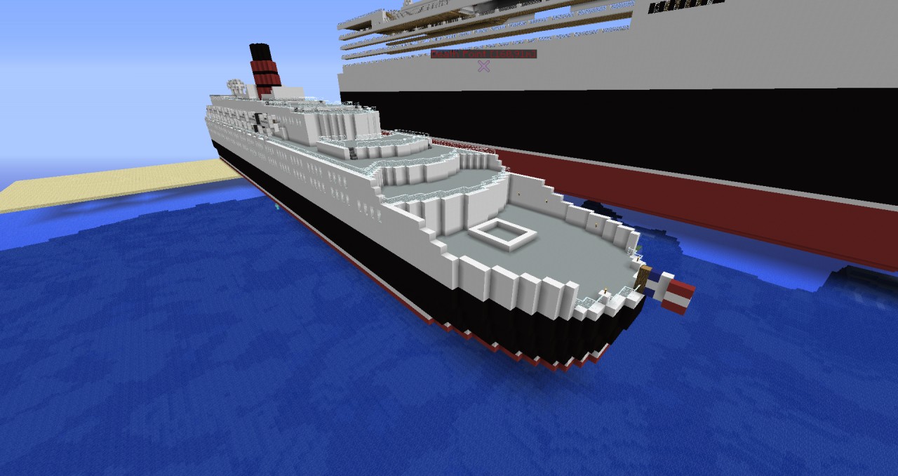 【RMS Queen Elizabeth 2】 Minecraft Map