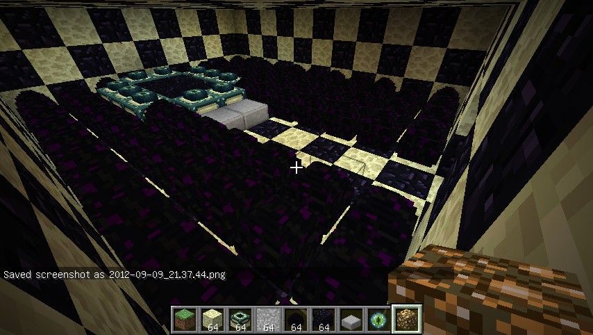 end portal room Minecraft Map