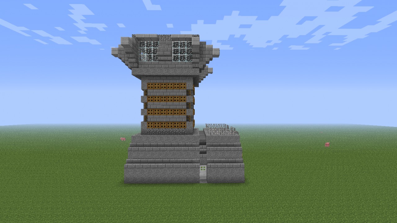 small base with a tower Minecraft Map