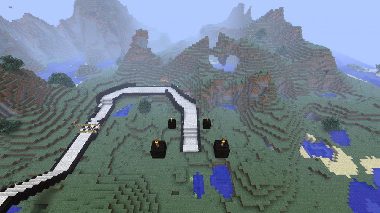 Carmod - Race Track Minecraft Map