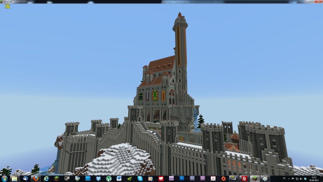 Monumental Castle Project Minecraft Map