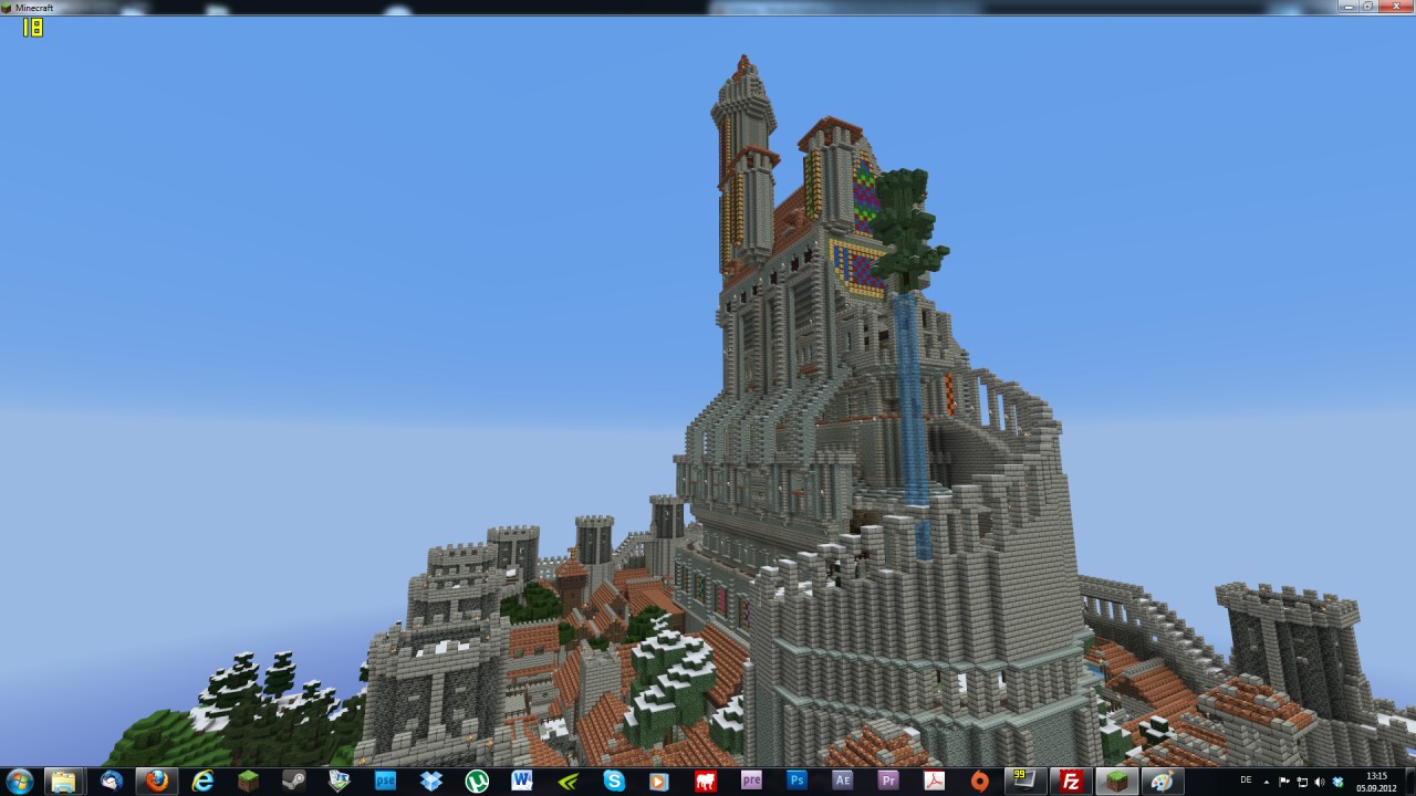 Monumental Castle Project Minecraft Map