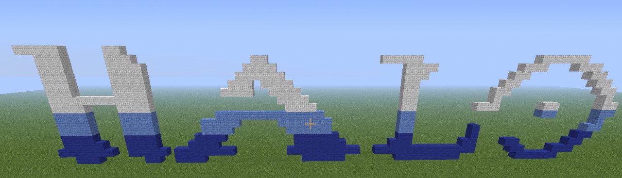 Halo Logo Minecraft Map