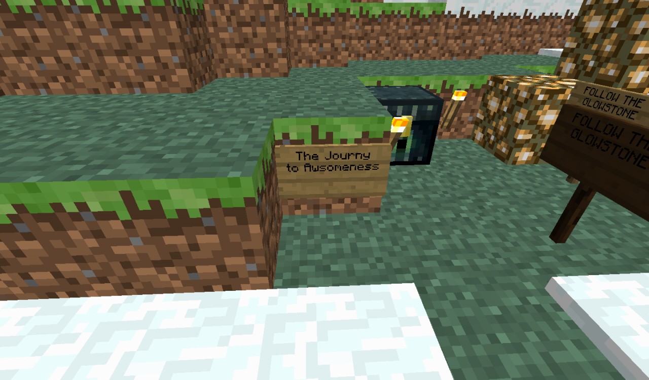 Survival + Man Made Town Minecraft Map