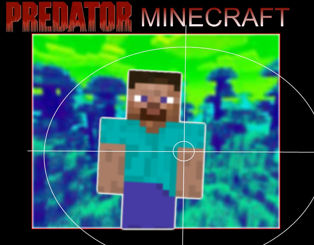 Predator Minecraft.. MULTIPLAYER GAMEMODE Minecraft Map
