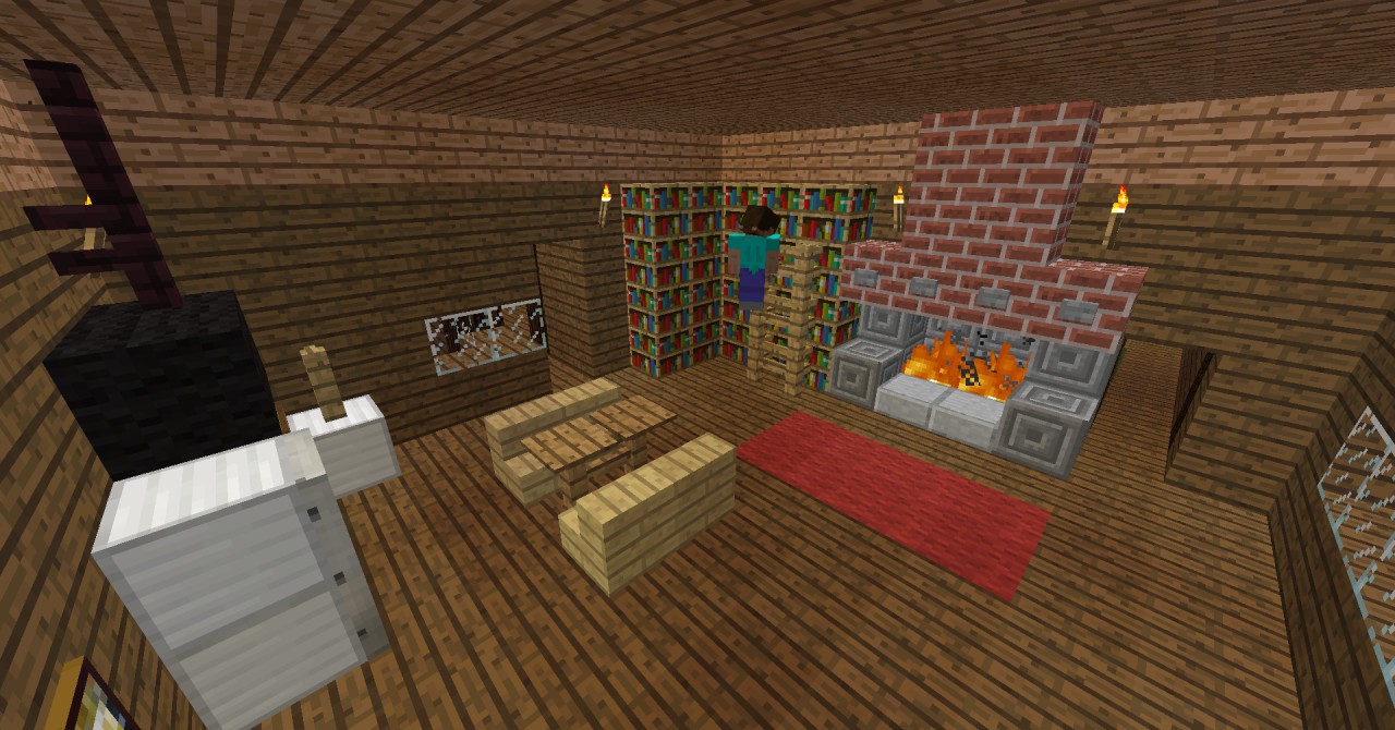 Extra-Luxurious Mountain Chalet Minecraft Map