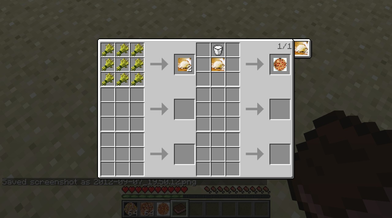 Pizza mod! 1.3.2 Minecraft Mod