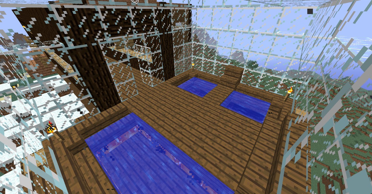 Extra-Luxurious Mountain Chalet Minecraft Map