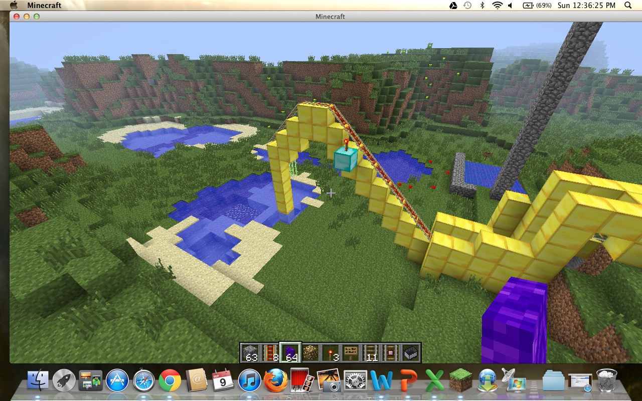 INSane and EXTREMELY Long Roller coaster Minecraft Map