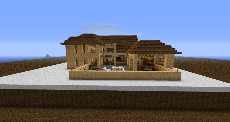 Luxury Modern Mansion Minecraft Map