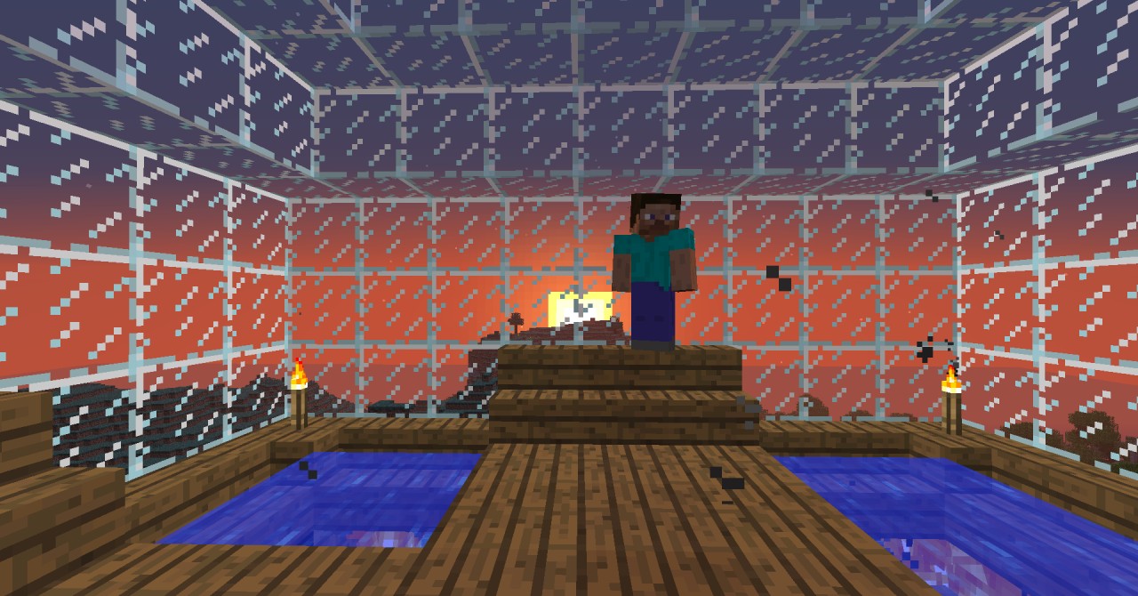 Extra-Luxurious Mountain Chalet Minecraft Map