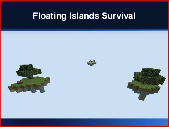 Floating Islands Survival Minecraft Map