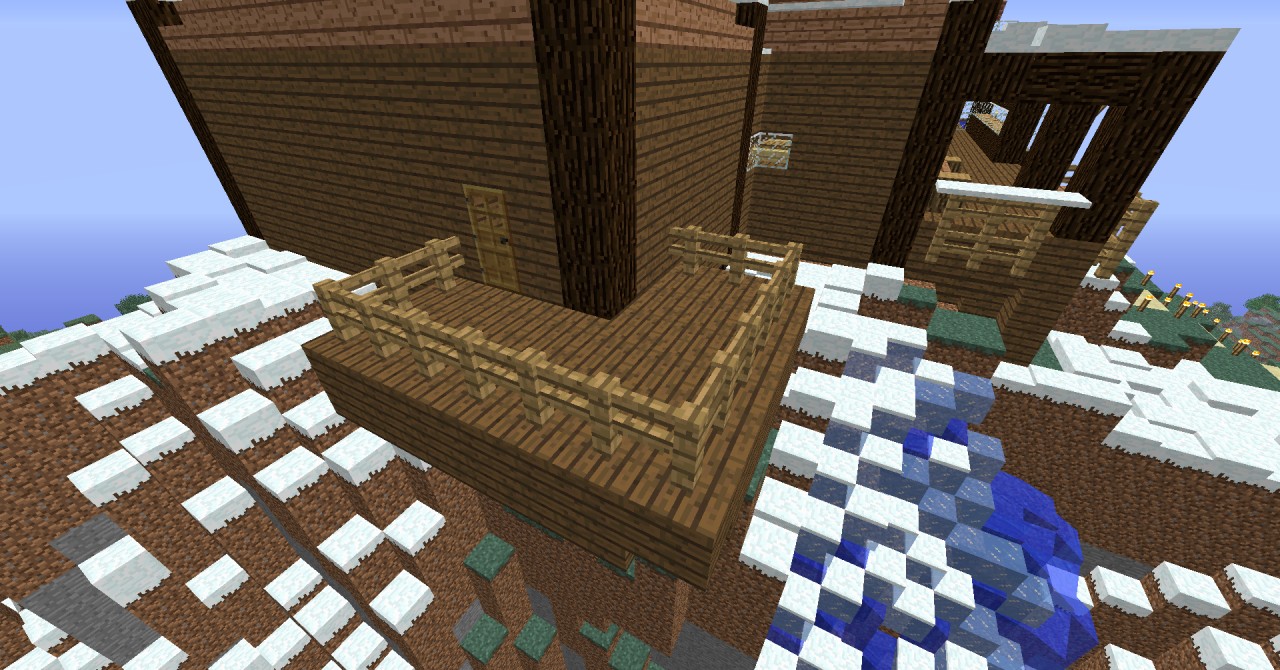 Extra-Luxurious Mountain Chalet Minecraft Map