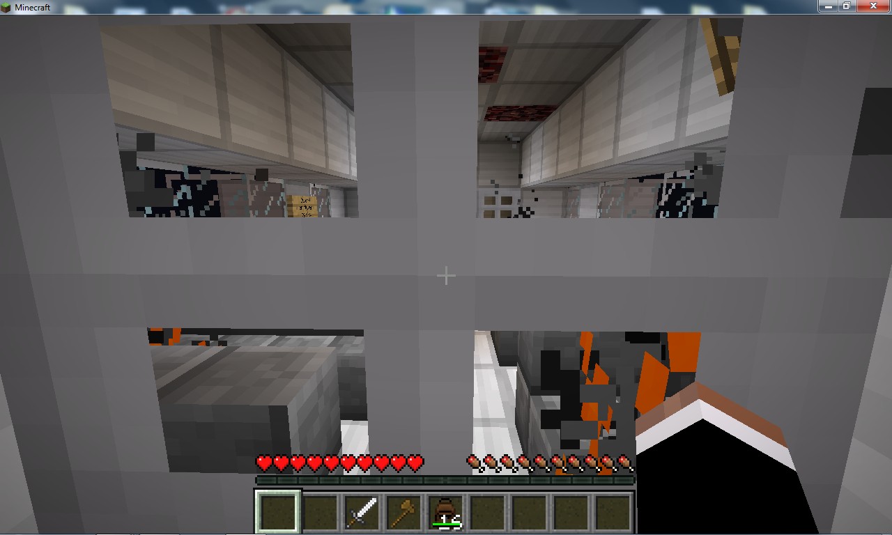 Burning plane Minecraft Map