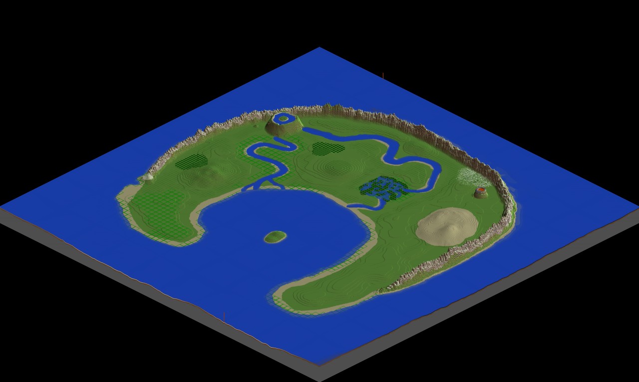 The Big Island Minecraft Map