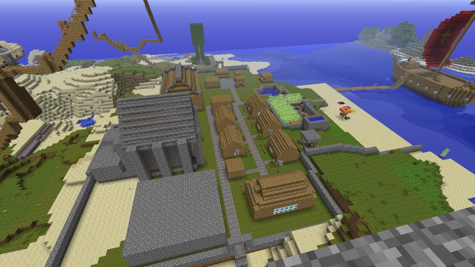 xbox world and village Minecraft Map