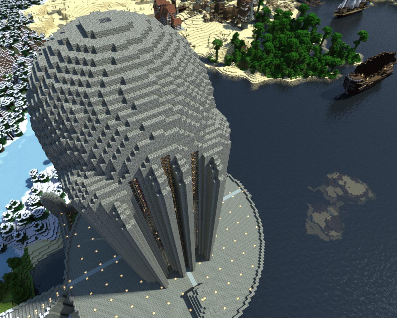 Spawn Tower Minecraft Map