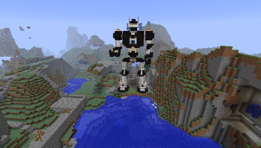 My first Robot Minecraft Map