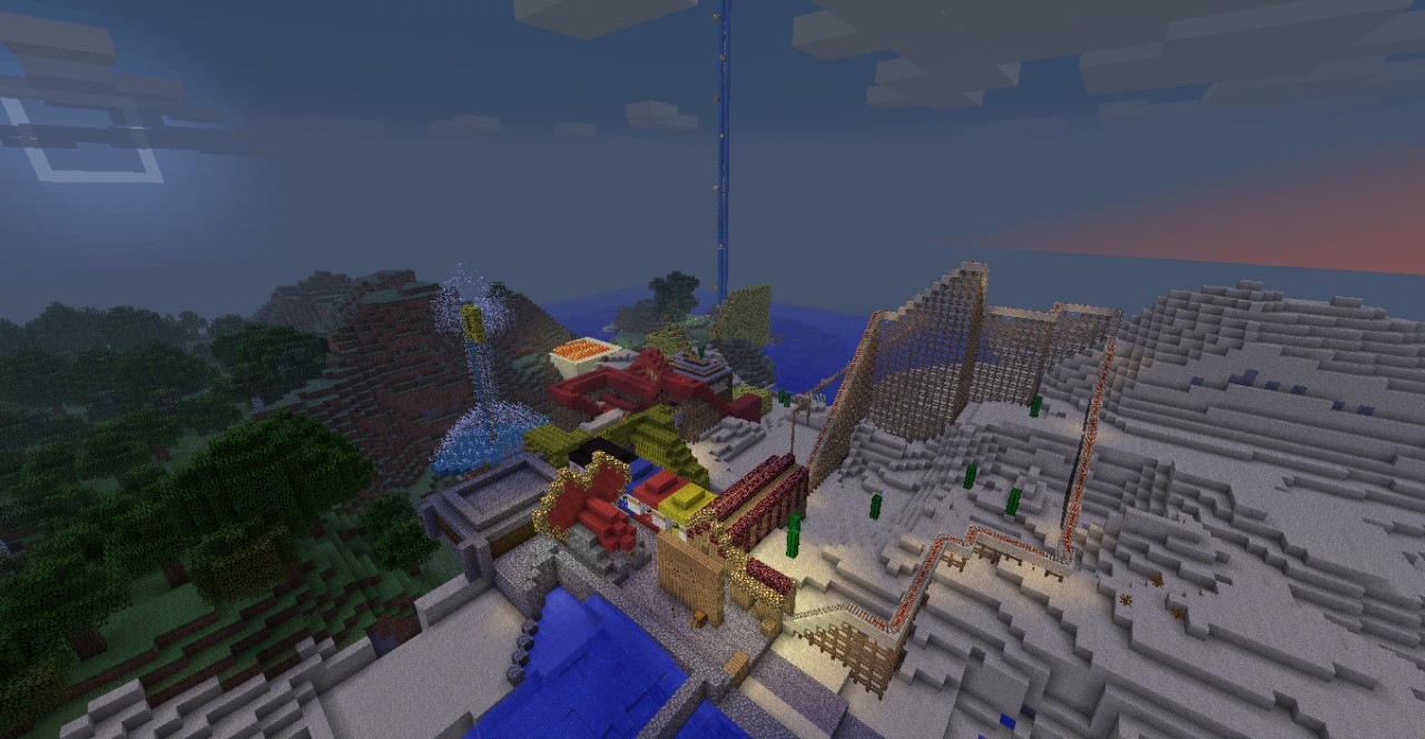 Minecraft funfair Minecraft Map