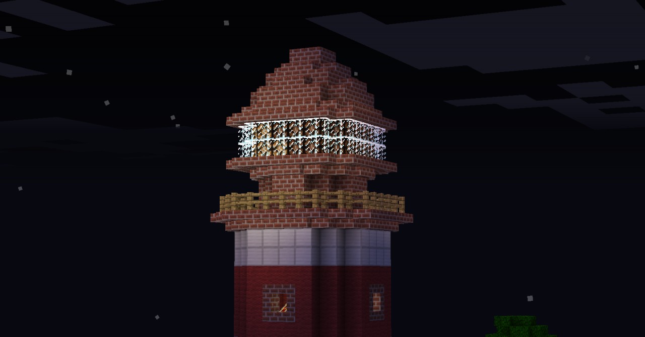 Traditional Lighthouse With Working Lights! Minecraft Map