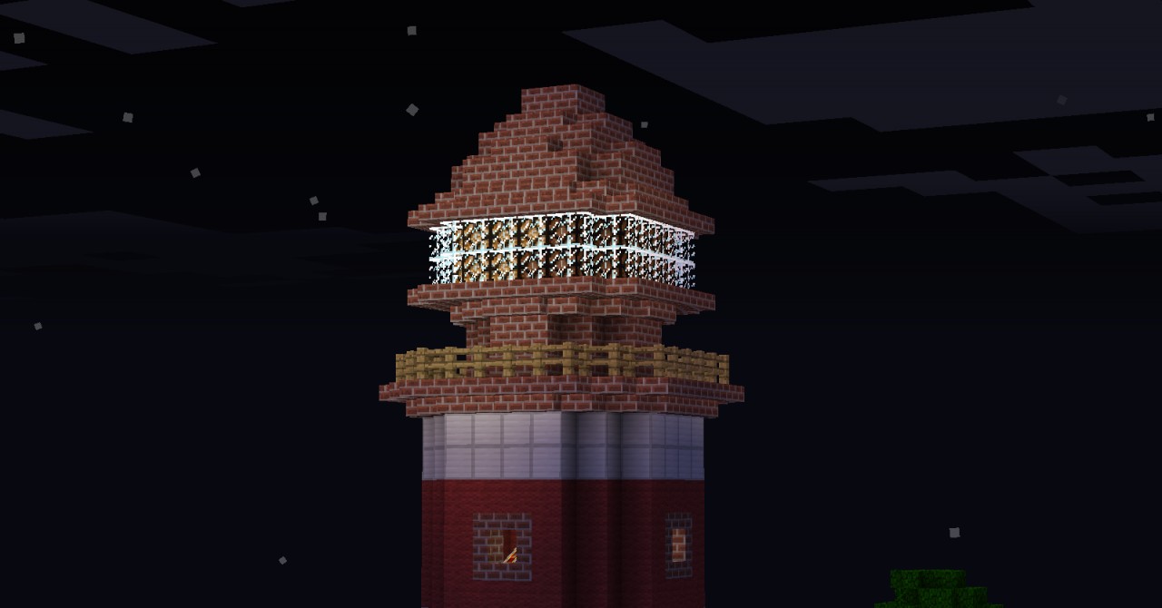 Traditional Lighthouse With Working Lights! Minecraft Map