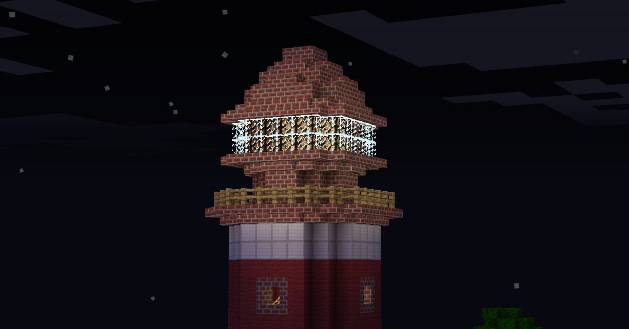 Traditional Lighthouse With Working Lights! Minecraft Map
